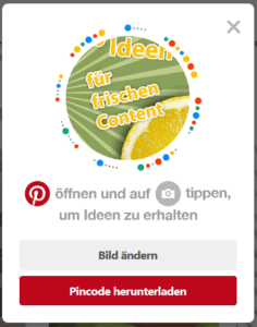 Pincodes – Die quasi QR-Codes für die Pinterest-App